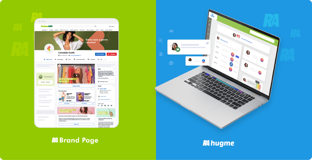 RA Hugme e RA Brand Page: como essa dupla pode te ajudar