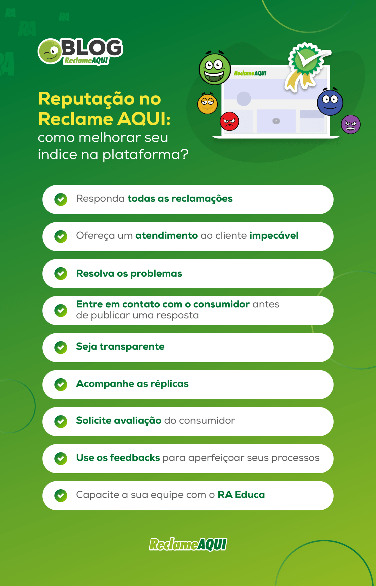 Reputação Reclame AQUI: veja como melhorar a da sua empresa